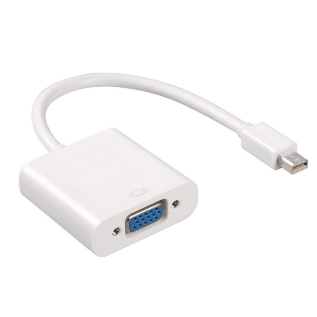 Adaptador Mini Display Port (macho) a VGA (hembra) 1080P sep%% Cyan